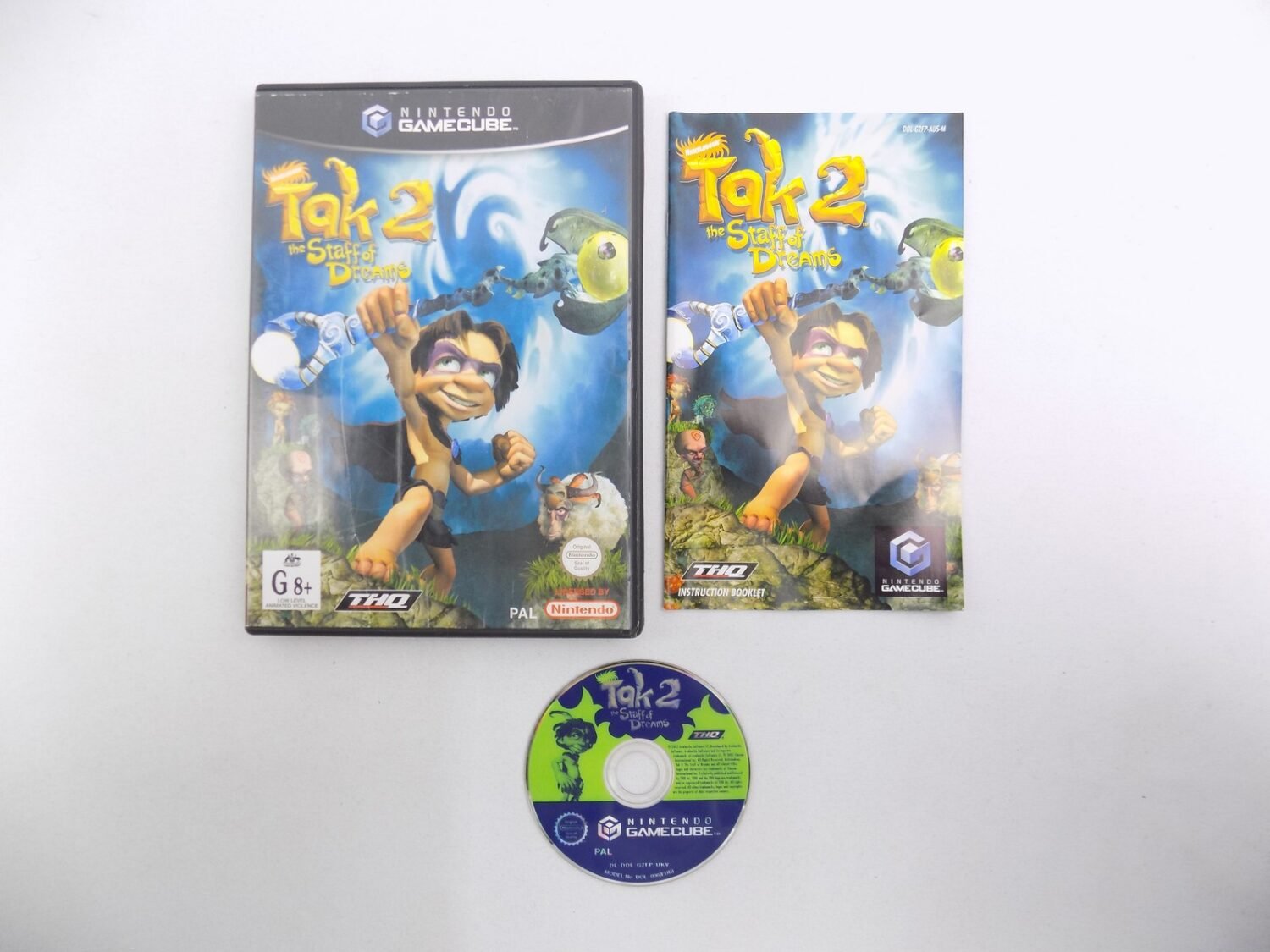 Mint Disc Nintendo Gamecube Tak 2 The Staff of Dreams - Inc Manual ...