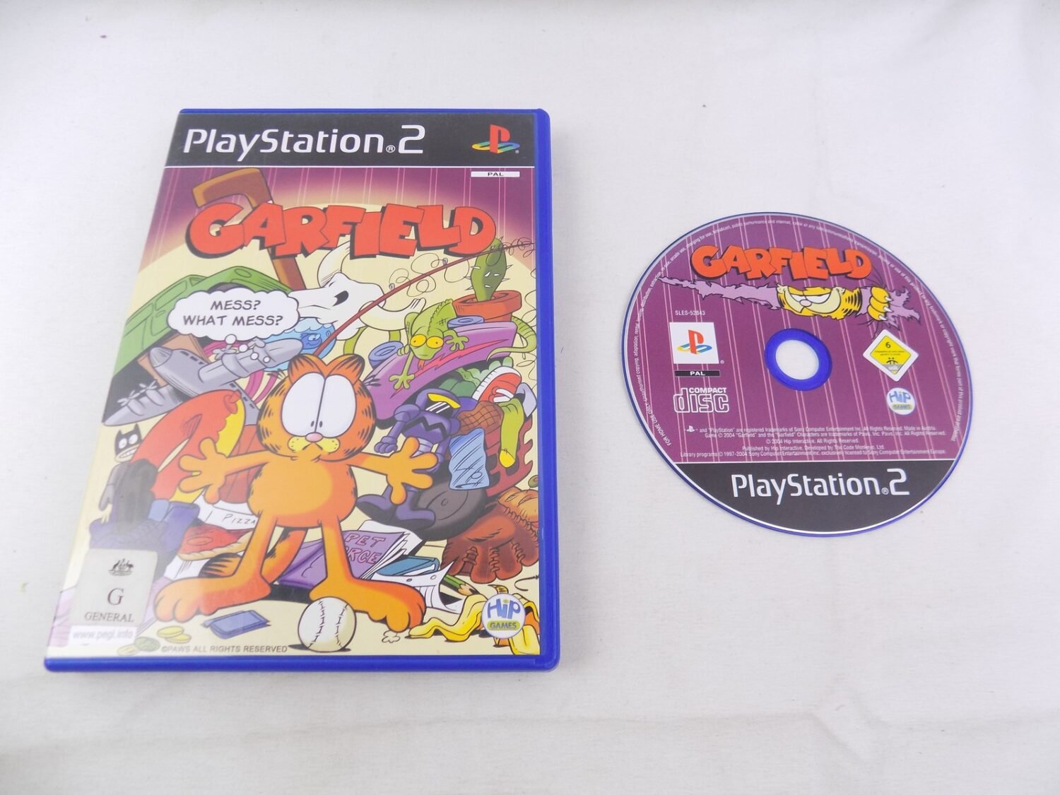 Mint Disc Playstation 2 Ps2 Garfield - No Manual Free Postage ...