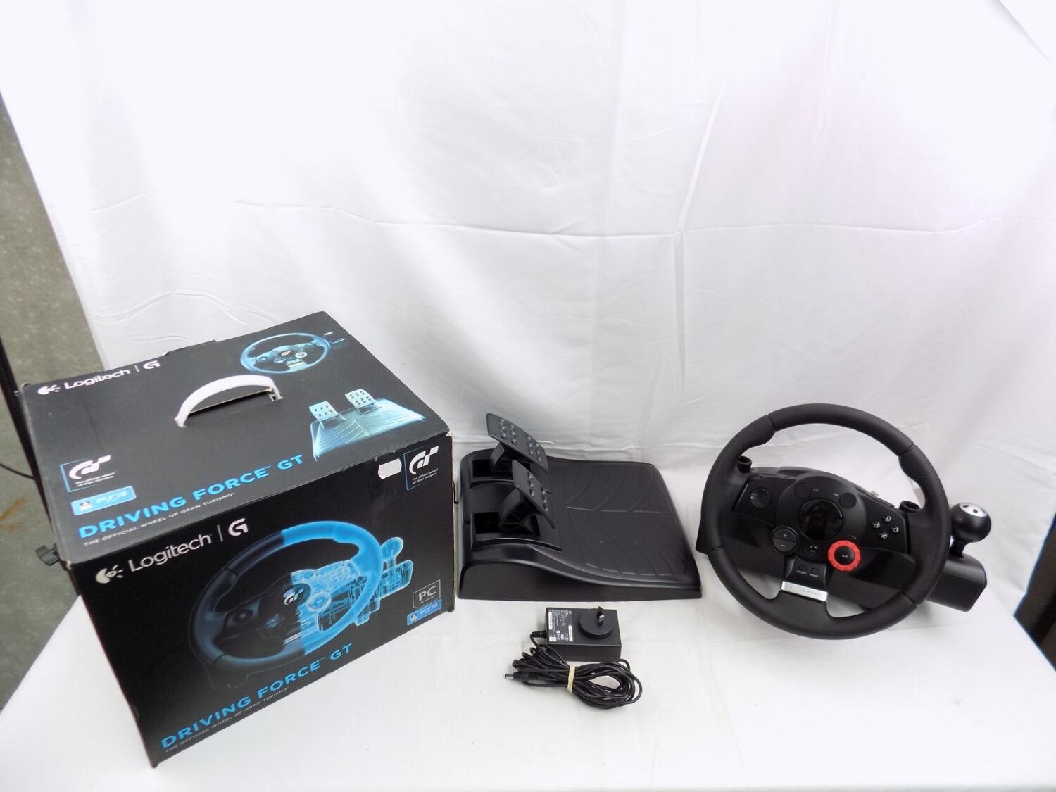 Boxed PC Playstation 3 Ps3 Logitech Driving Force GT Steering Wheel ...