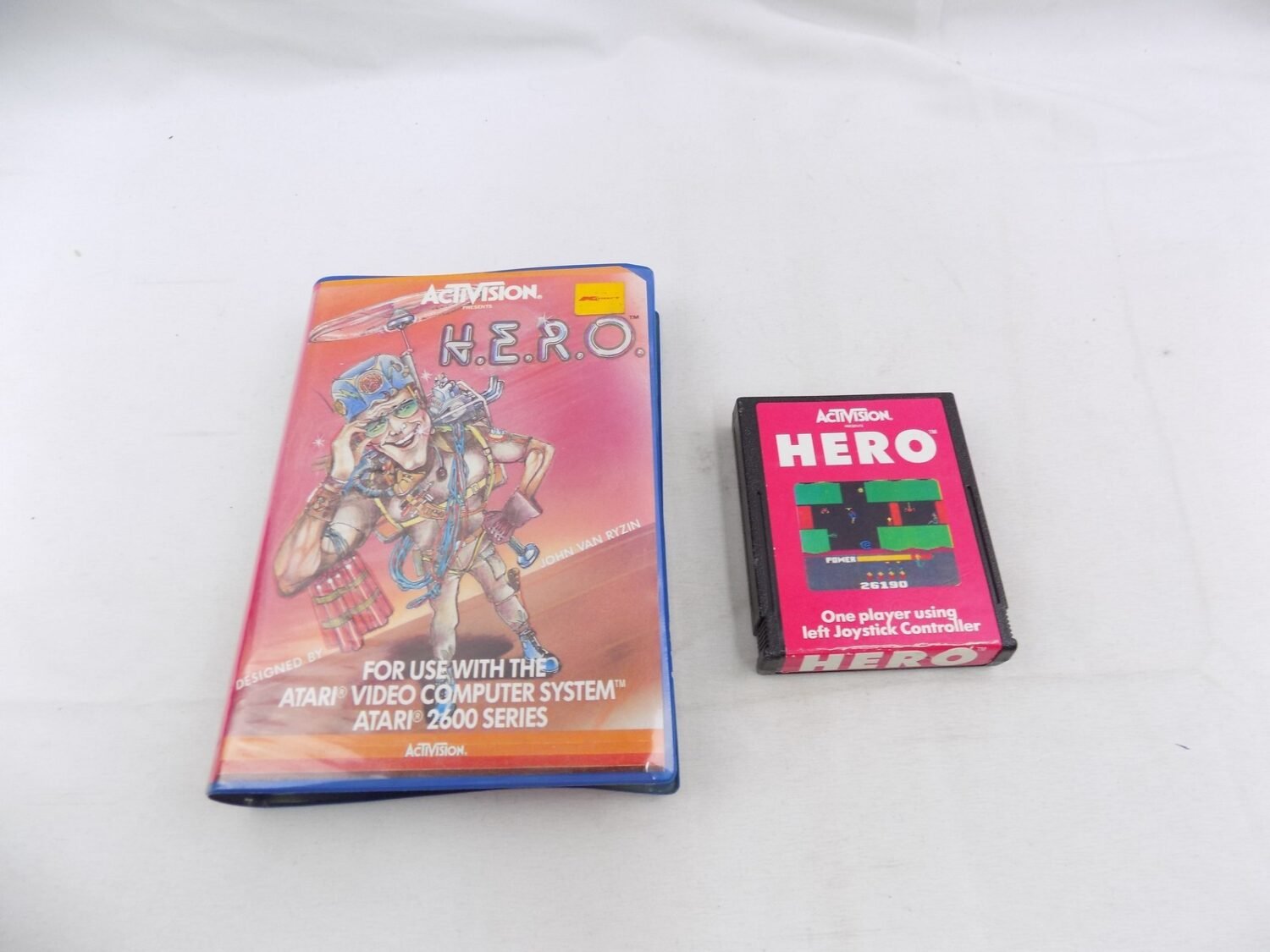 Atari 2600 Boxed Hero H.E.R.O Game Cartridge - Starboard Games