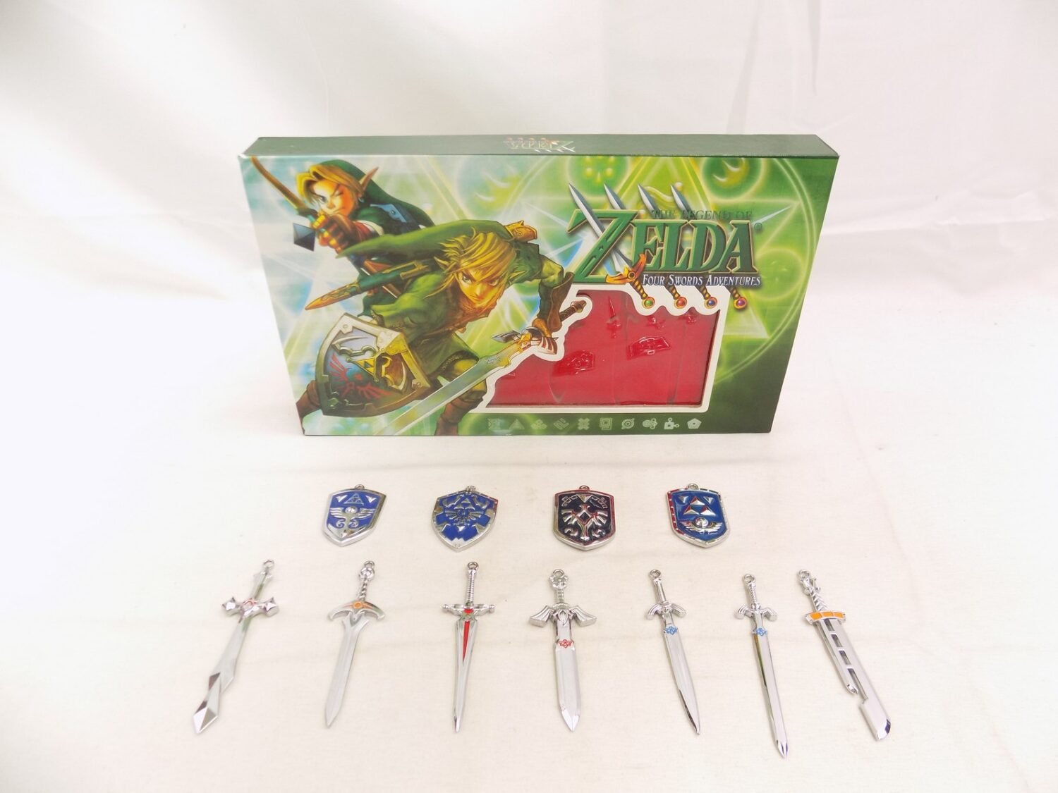 Boxed The Legend of Zelda Four Sword Adventures Weapon Replica Set ...