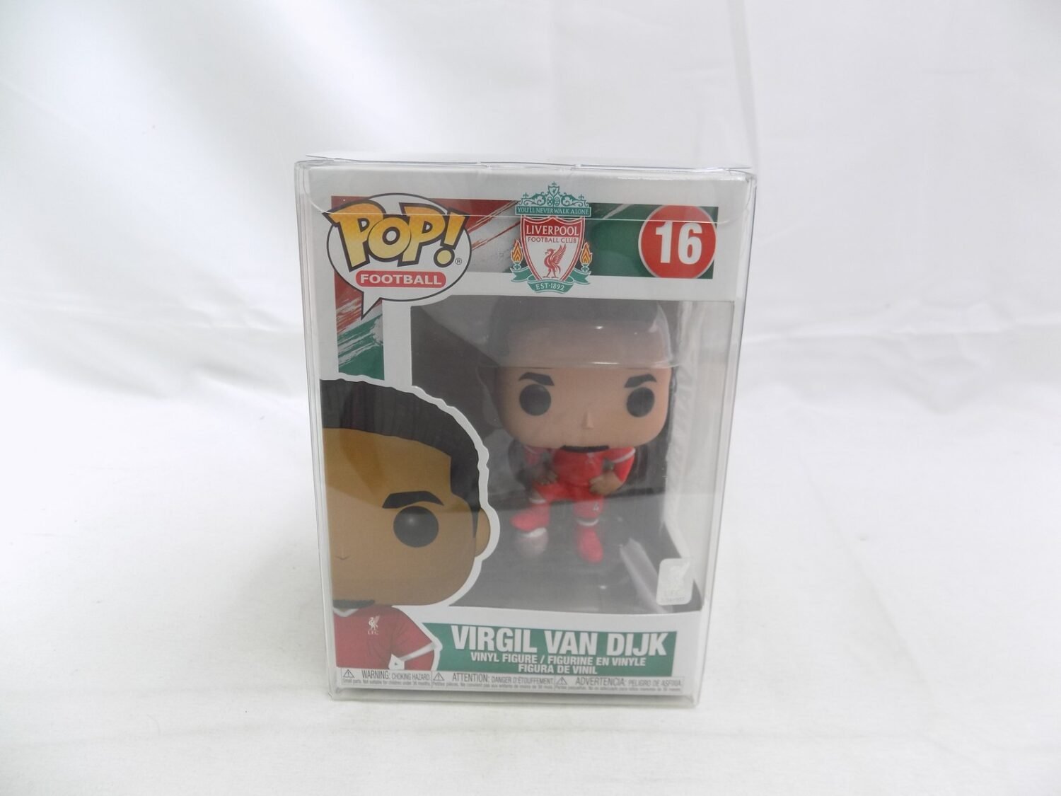 Brand New Virgil Van Dijk 16 Liverpool Football Club Funko Pop Figure ...