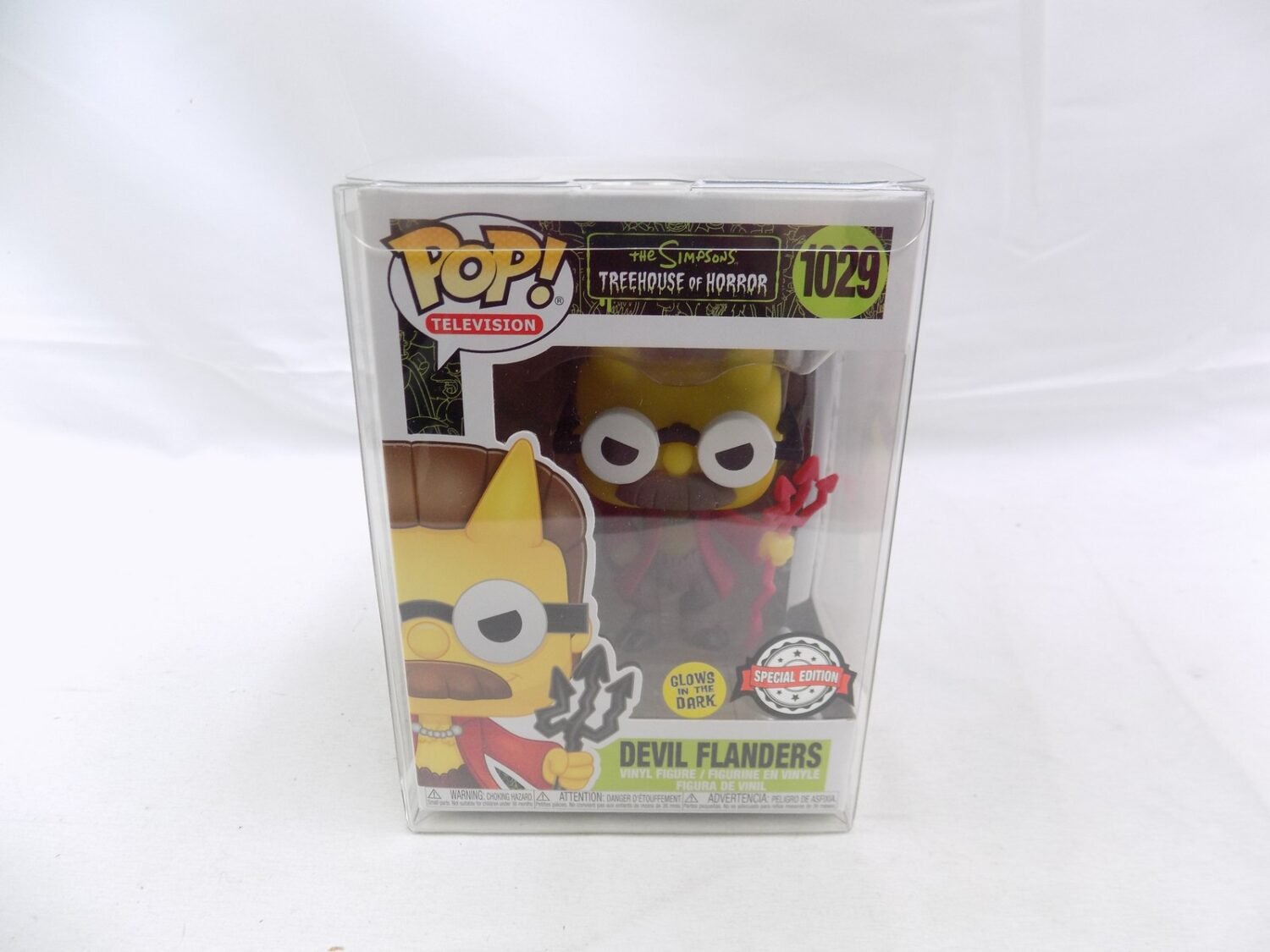 Brand New Devil Flanders GITD 1029 The Simpsons Treehouse of Horror ...