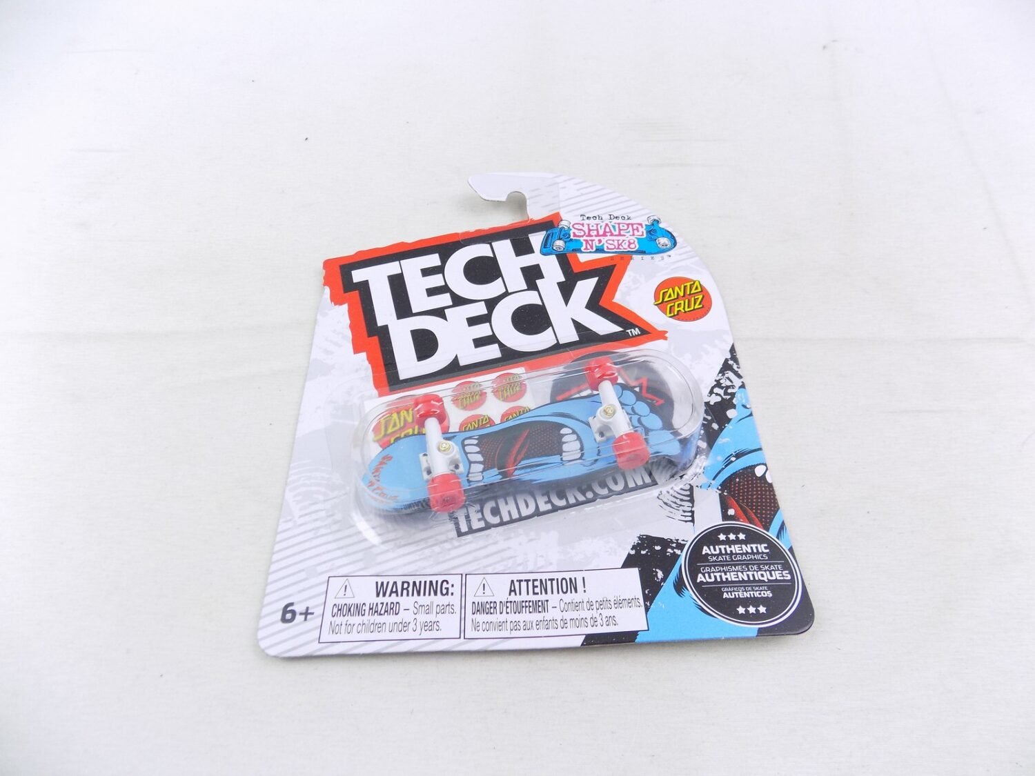 Brand New Tech Deck Shape N' SK8 Santa Cruz Screaming Foot Fingerboard ...