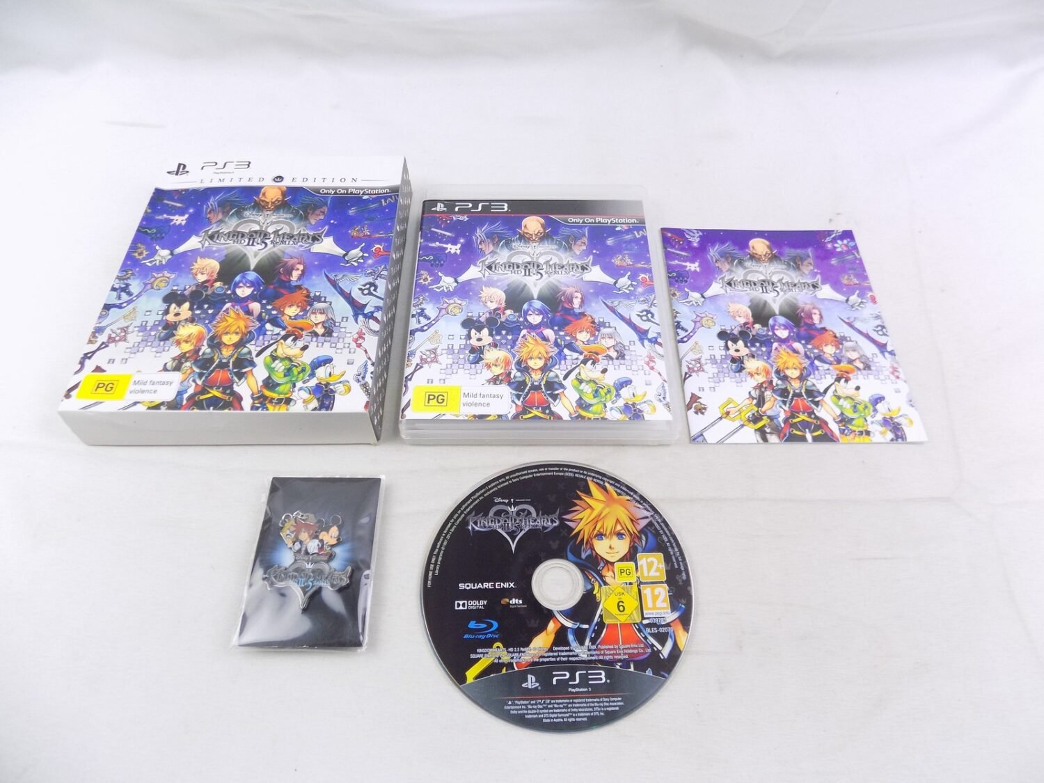 Mint Disc Playstation 3 Ps3 Kingdom Hearts HD II.5 Remix Limited ...