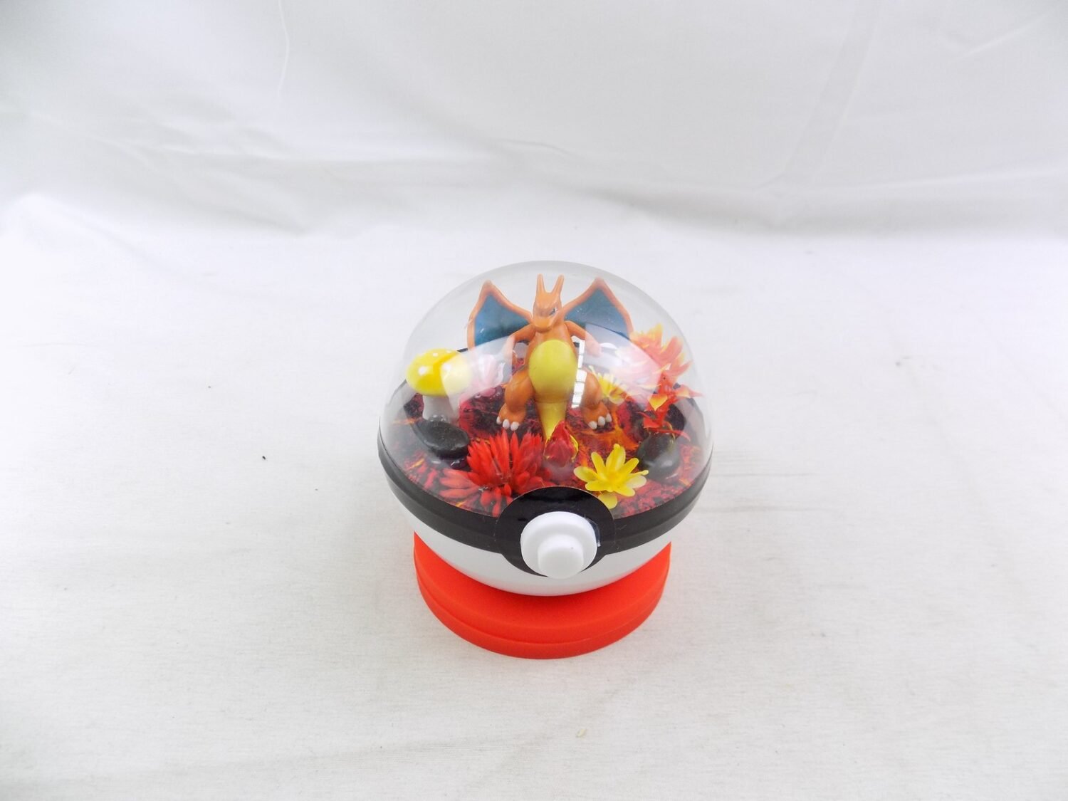 Like New Pokemon Pokeball Charizard Terrarium Model - Starboard Games