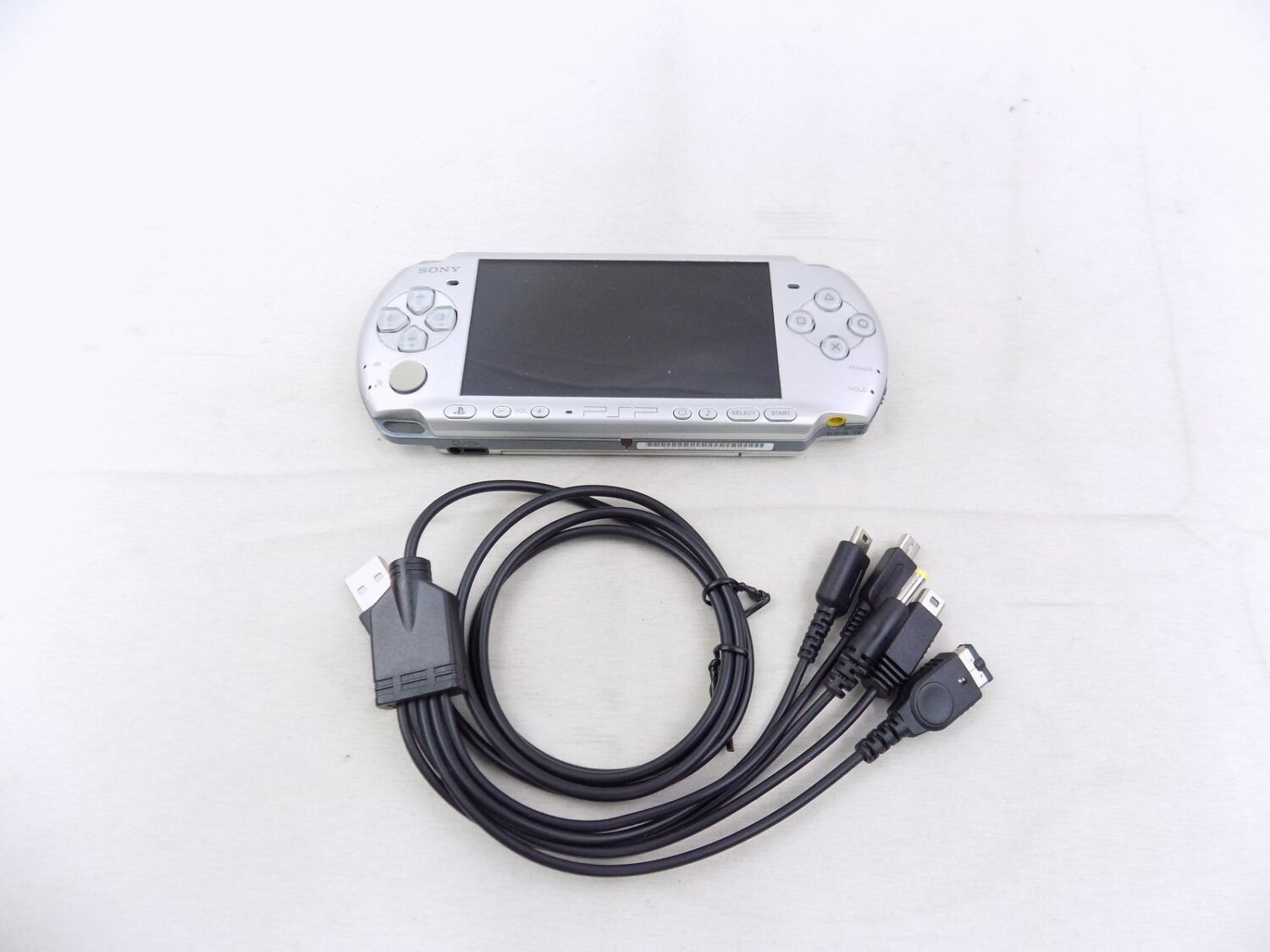 Grade B Playstation Portable PSP 3000 Mystic Silver Handheld Console ...